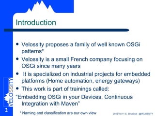 OSGi patterns v1.0.11