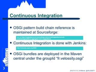 OSGi patterns v1.0.11 | Programming Languages | Computing