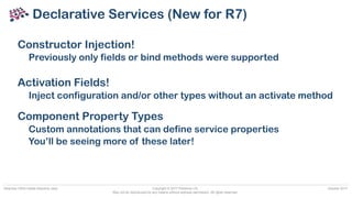 OSGi R7 - Microservices never looked simpler | PPT