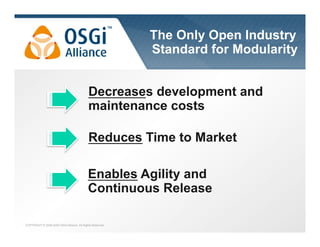 OSGi Technology Value Proposition - December 2013 | PDF
