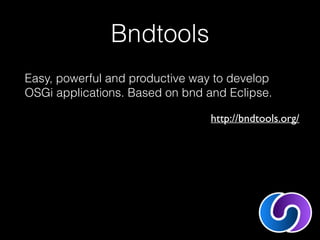 OSGi Web Development in Action | PPT