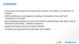 OSGi with Docker - a powerful way to develop Java systems - Udo ...