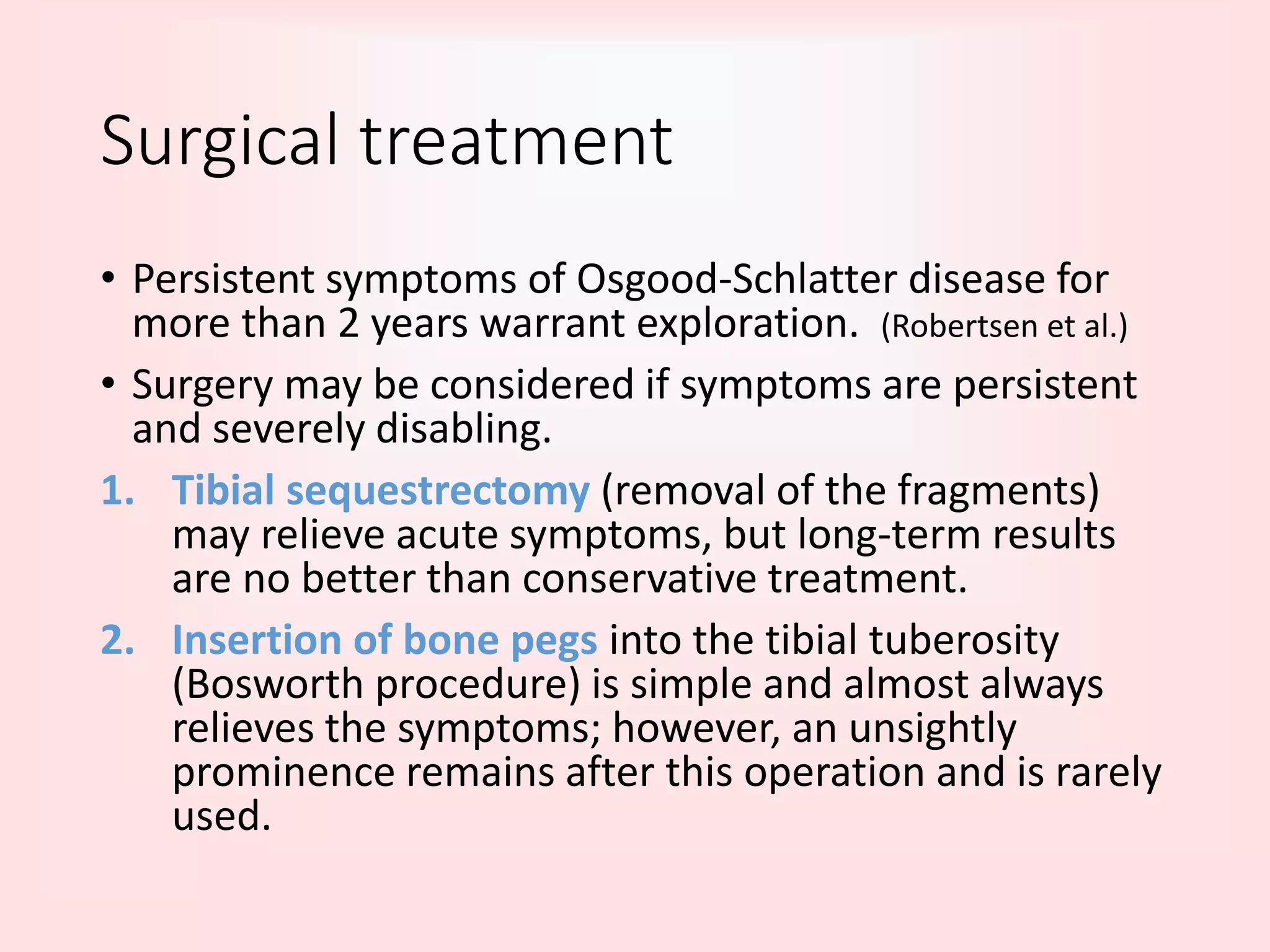 Osgood schlatter disease | PPTX