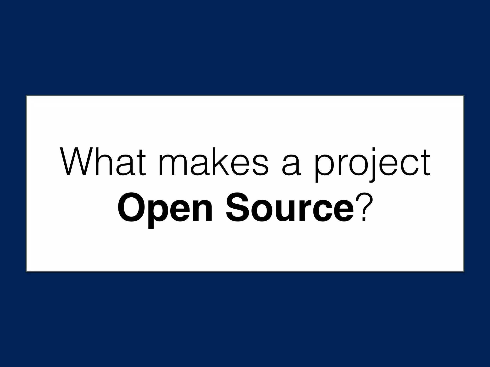 Open Source Governance - The Hard Parts | PDF