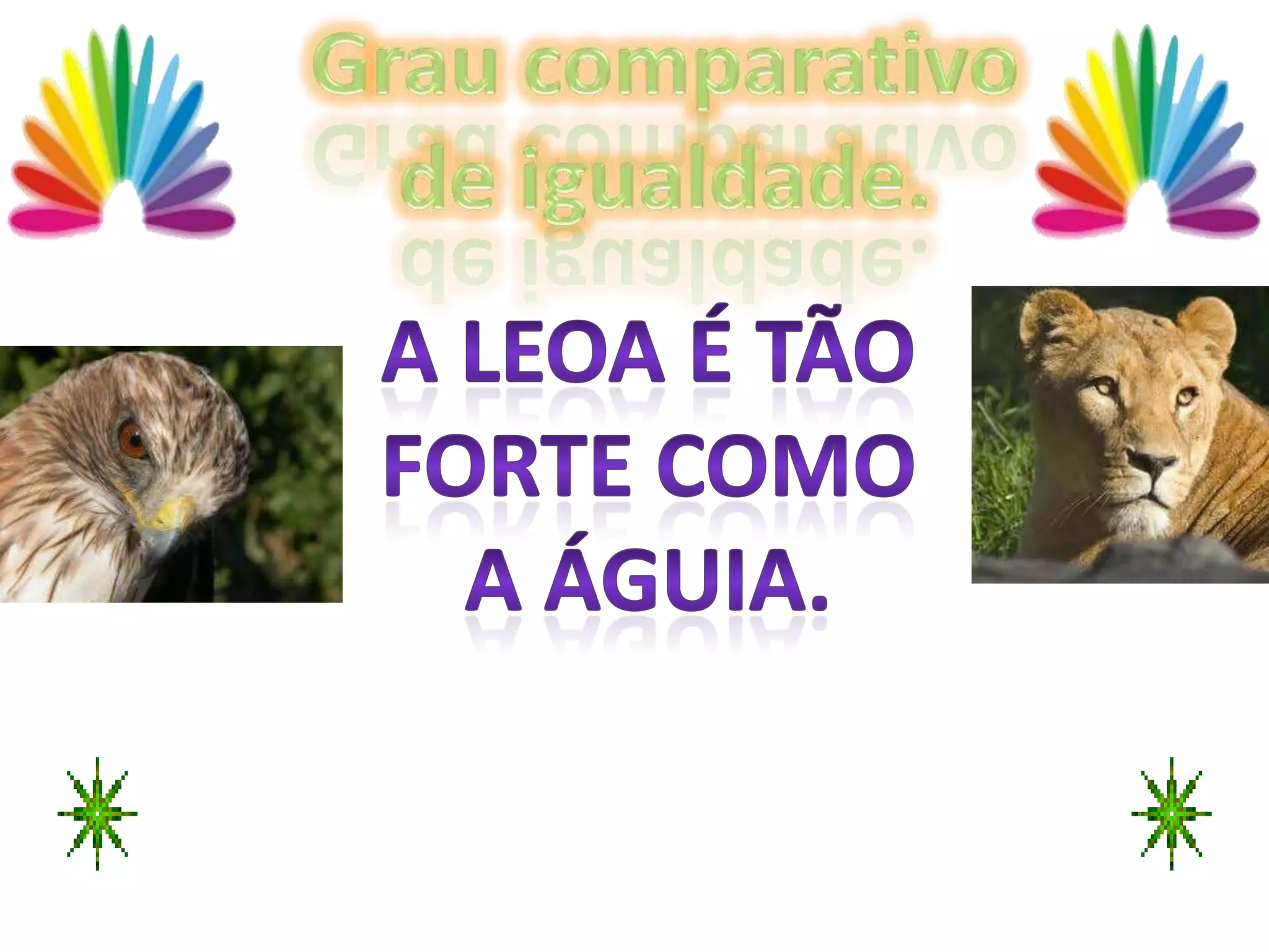 Os graus dos adjetivos afonso | PPTX | Rail Travel | Travel Type