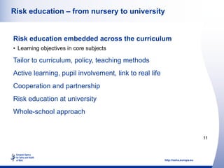 Occupational safety and health from education to the workplace ...