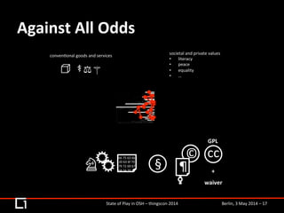Open Source Hardware -- state-of-play | PPT