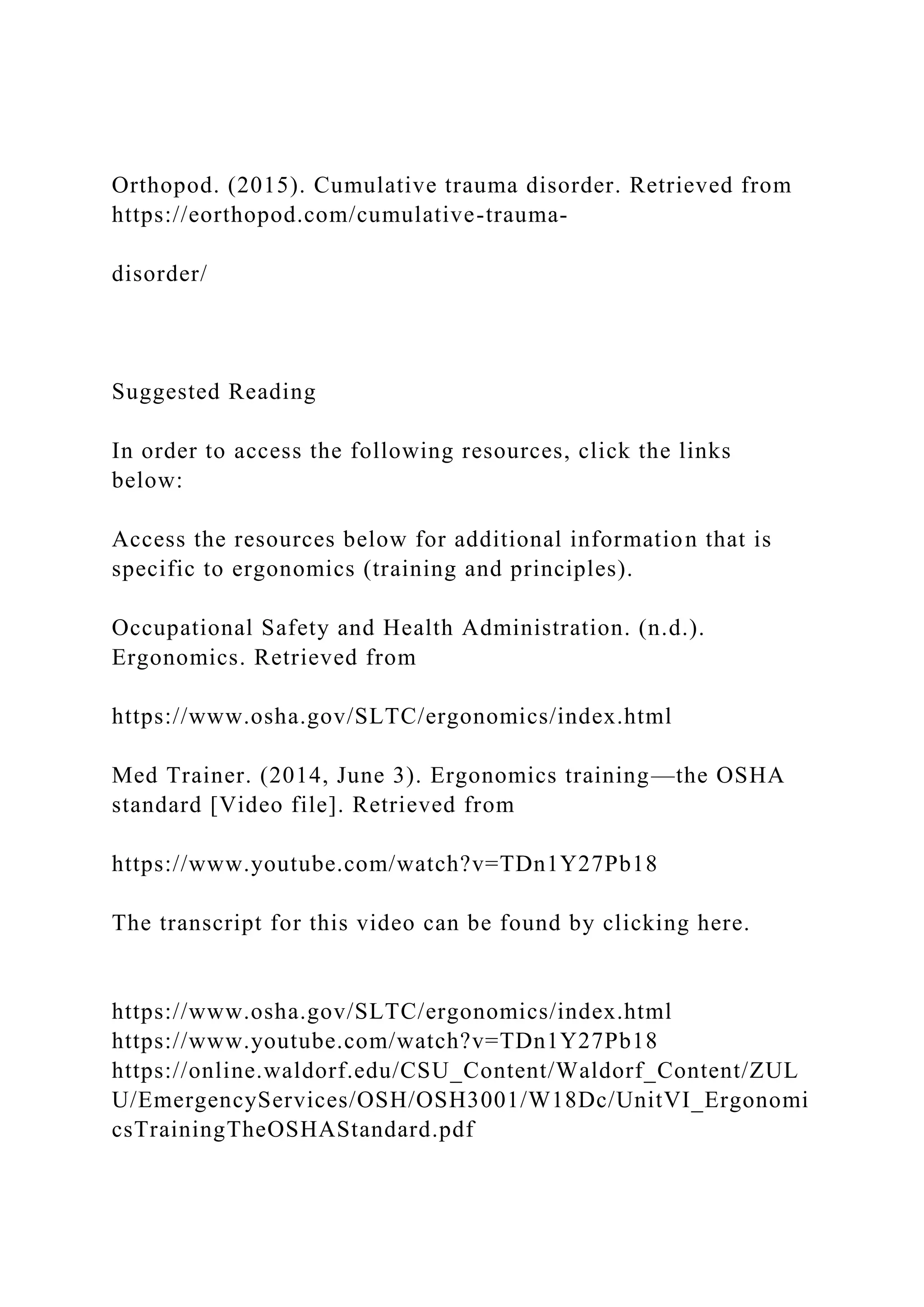 OSH 3001, Fundamentals of Occupational Safety and Healt.docx