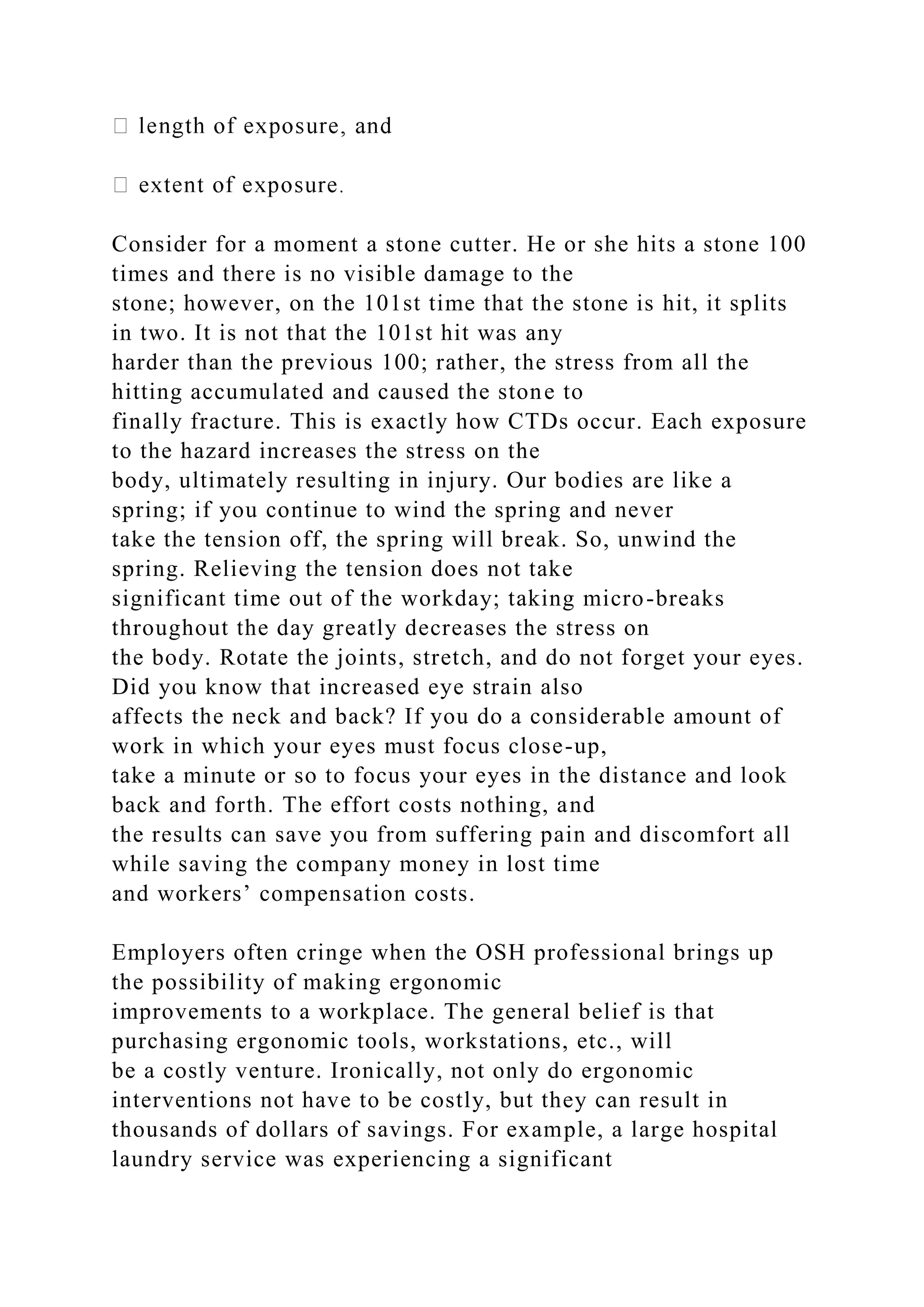 OSH 3001, Fundamentals of Occupational Safety and Healt.docx