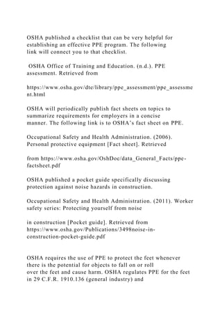 OSH 4301, Industrial Hygiene 1 Course Learning Outc.docx | First Aid | Injuries