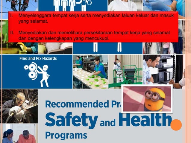 Occupational safety and health (OSHA) | PPT