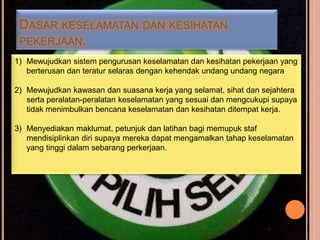 Occupational safety and health (OSHA) | PPTX