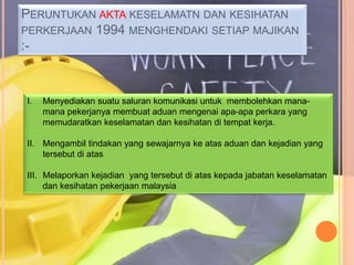 Occupational safety and health (OSHA) | PPTX