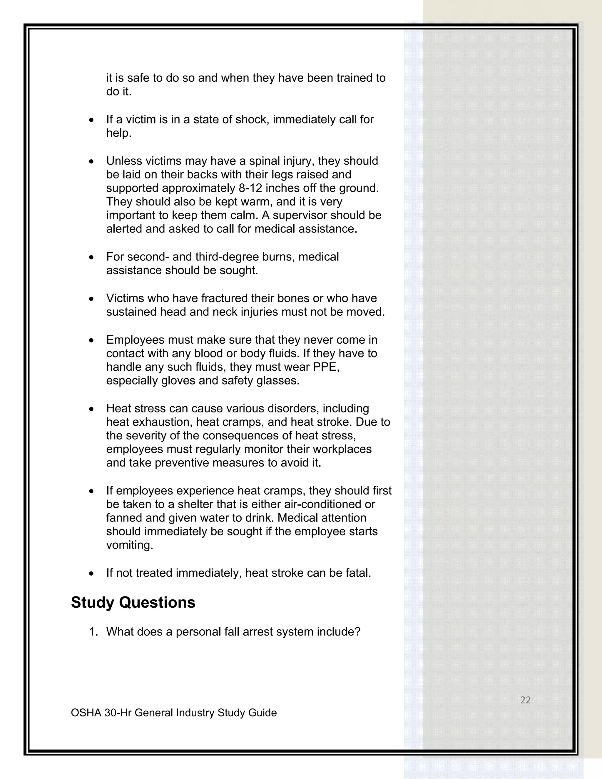 Osha 30 hour General Industry Outreach Training | PDF