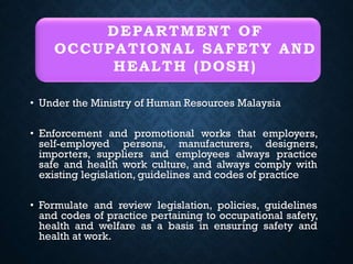 OSHA ACT 1994 | PPTX