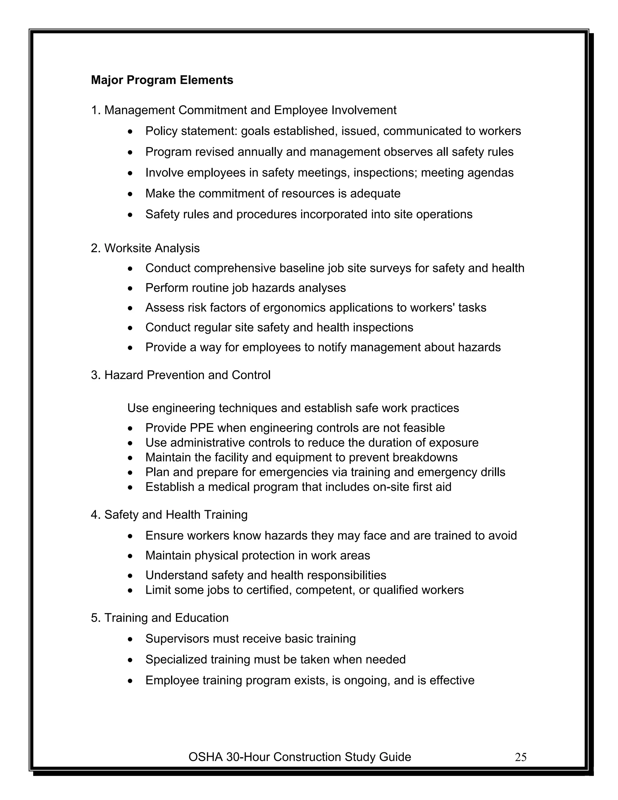 Osha 30 hour book | PDF