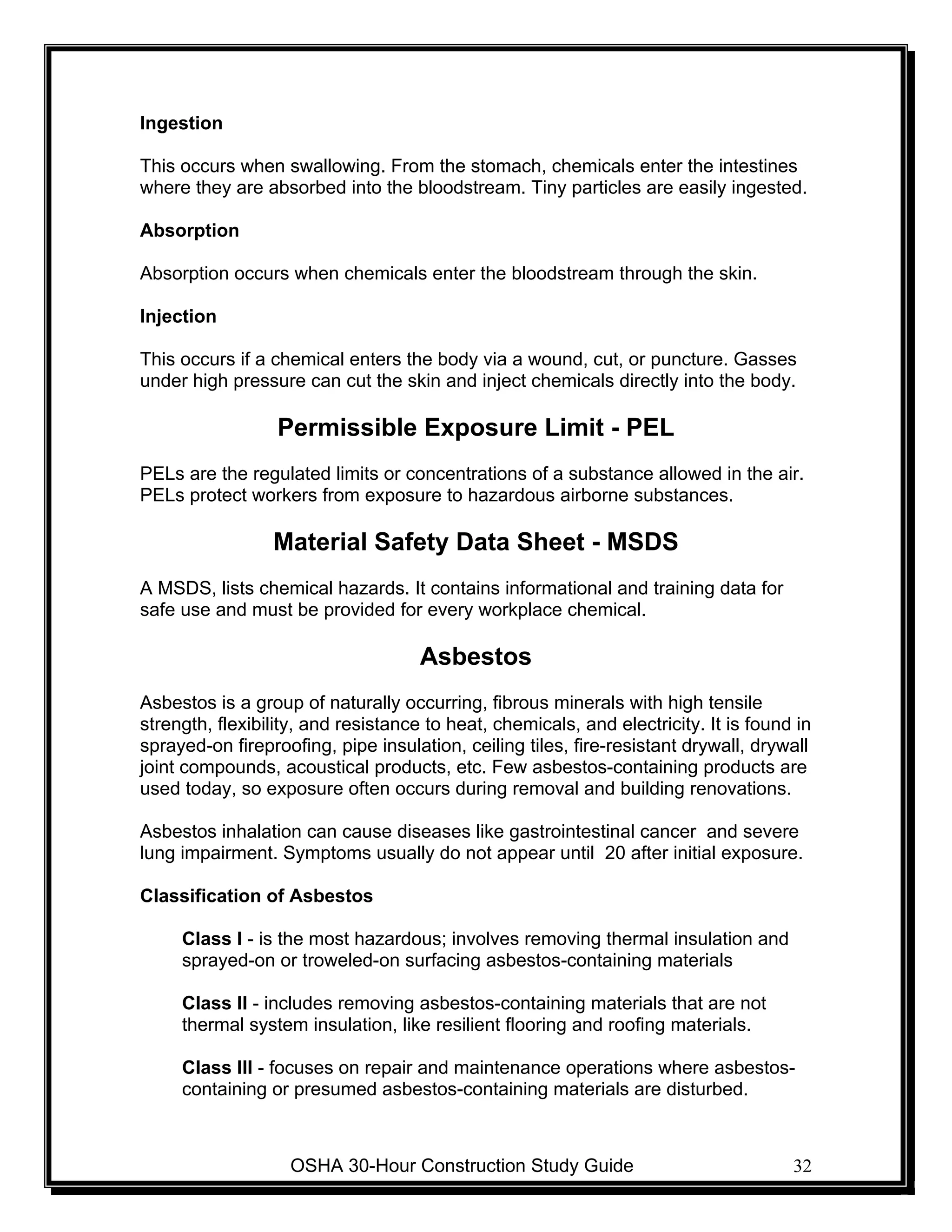 Osha 30 hour book | PDF