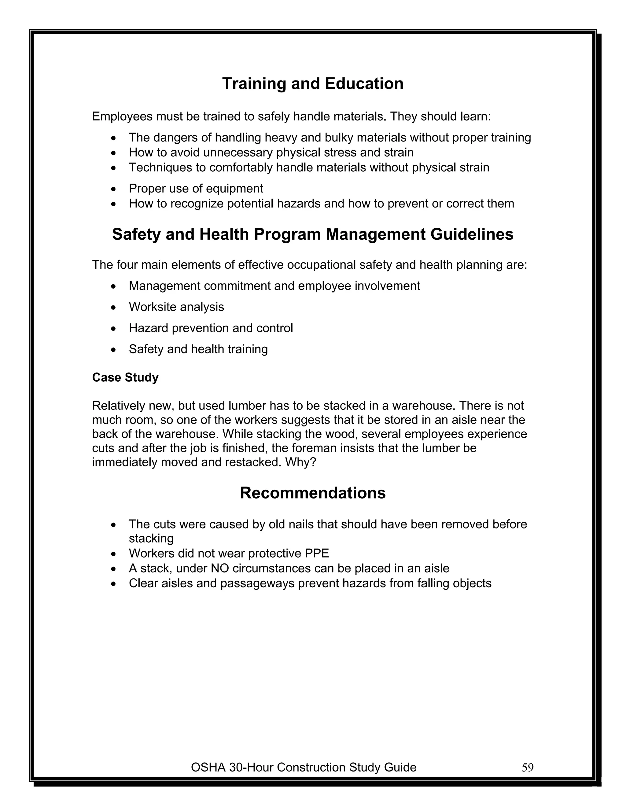 Osha 30 hour book | PDF