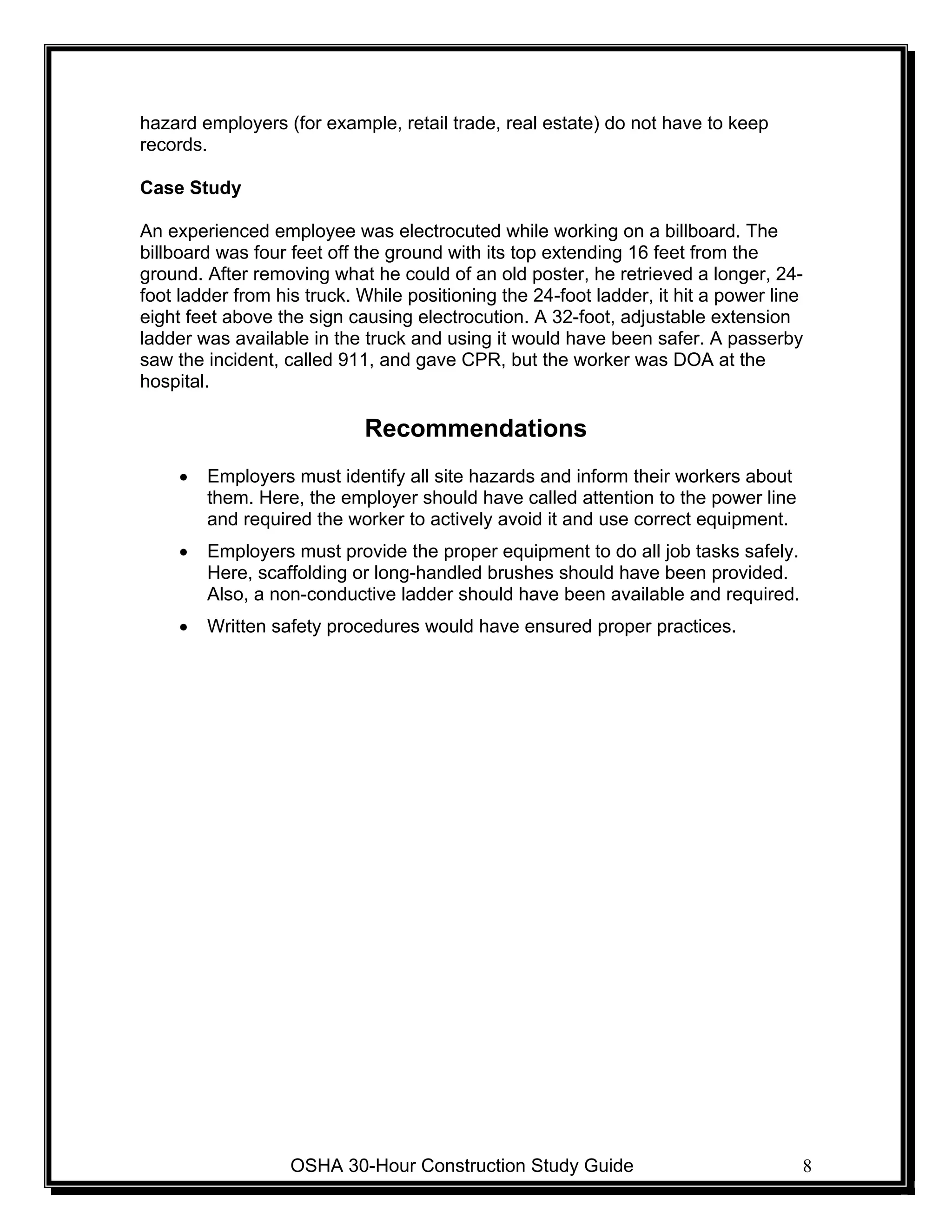 Osha 30 hour book | PDF