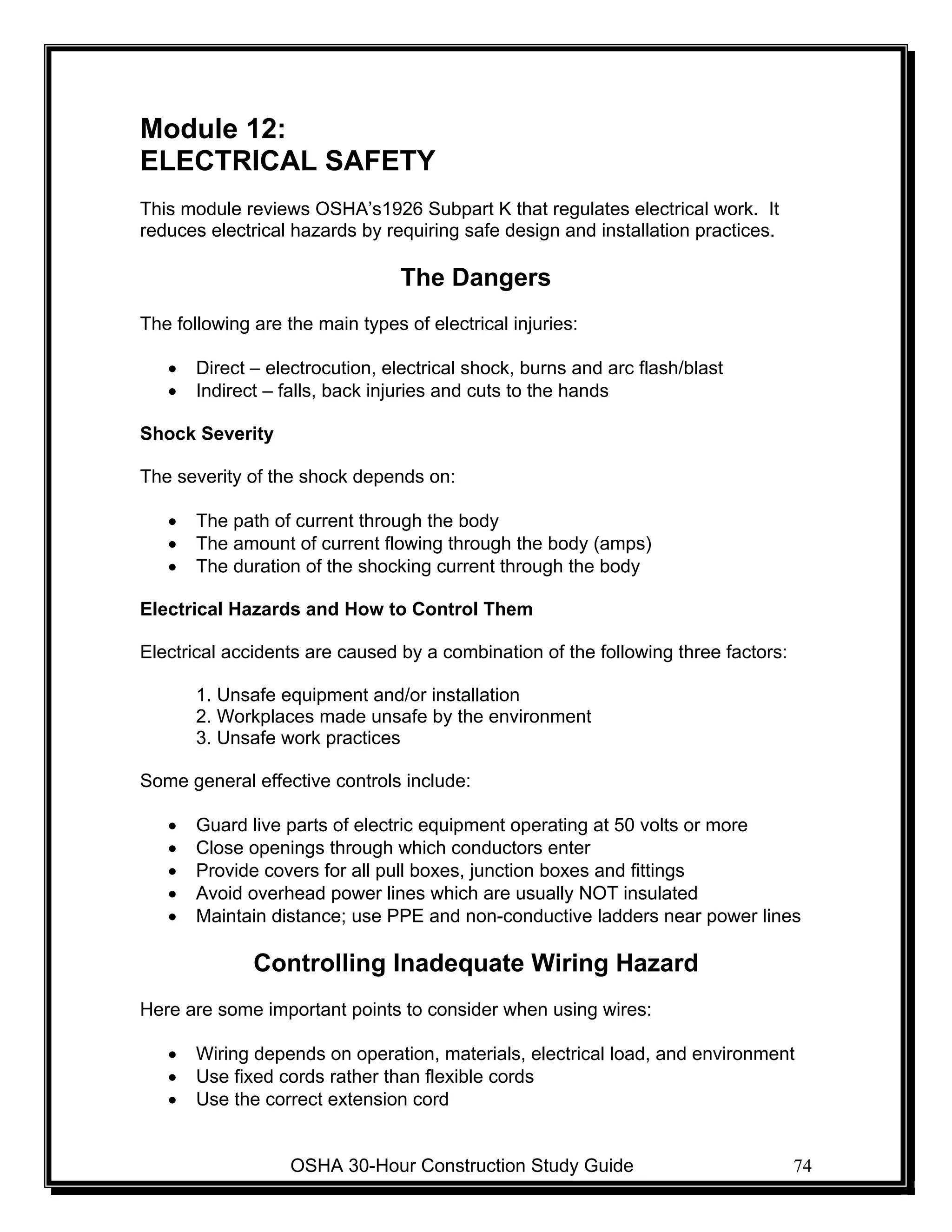 Osha 30 hour book | PDF