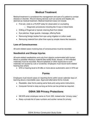 Osha 30 hour book | PDF