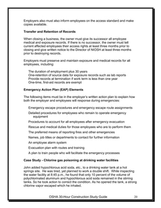 Osha 30 hour book | PDF