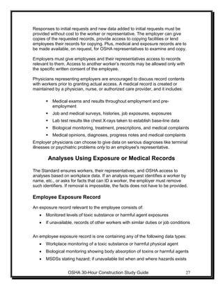 Osha 30 hour book | PDF