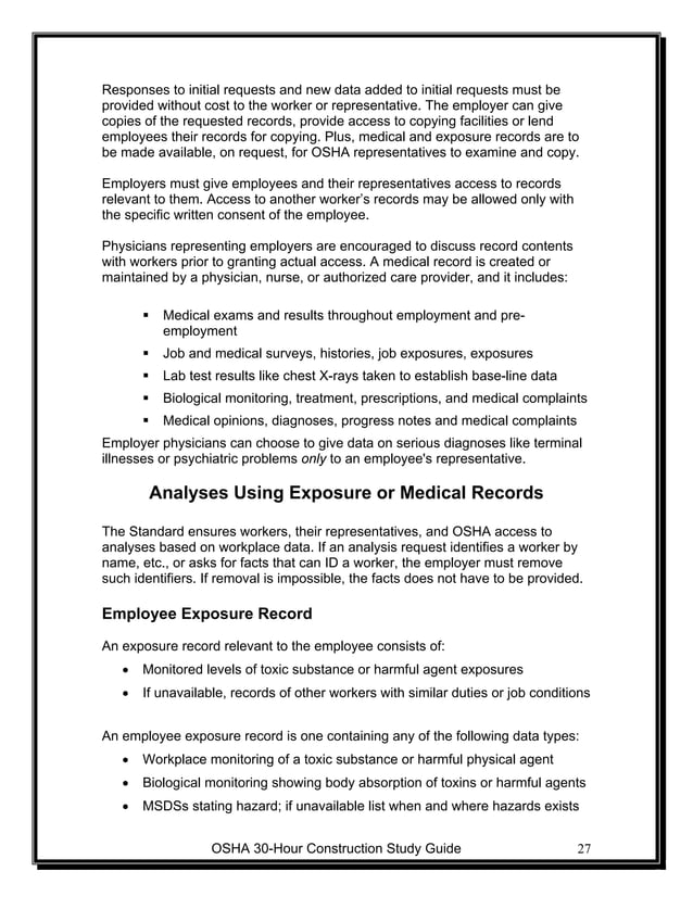 Osha 30 hour book | PDF | Law