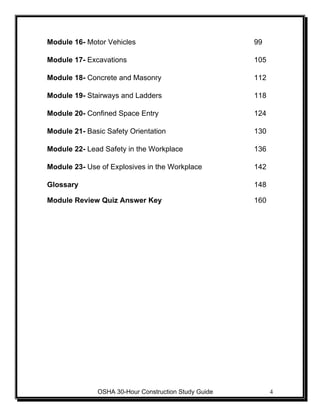 Osha 30 hour book | PDF