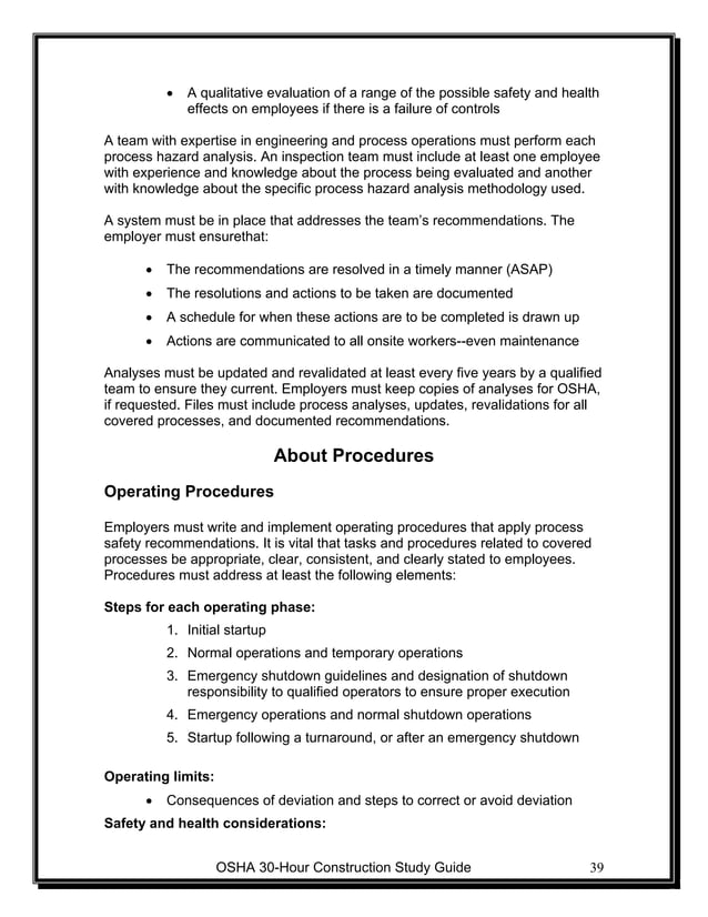 Osha 30 hour book | PDF | Law