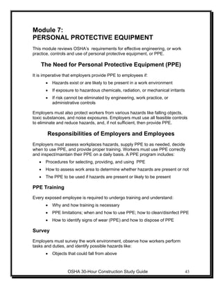 Osha 30 hour book | PDF