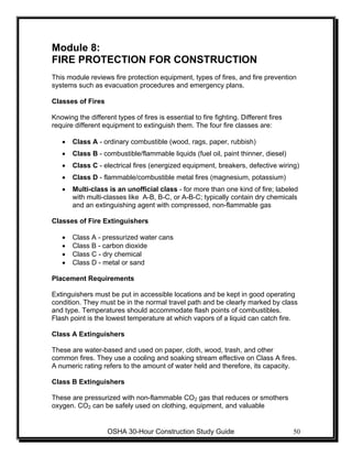 Osha 30 hour book | PDF