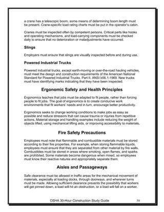 Osha 30 hour book | PDF