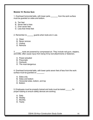 Osha 30 hour book | PDF