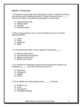 Osha 30 hour book | PDF