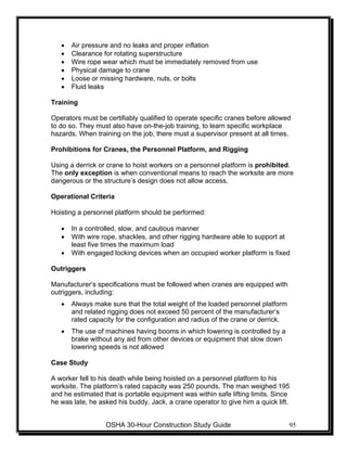 Osha 30 hour book | PDF