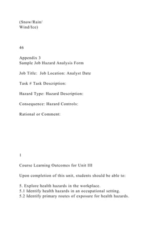 OSHA 30712002 (Revised)Job Hazard AnalysisU.S..docx