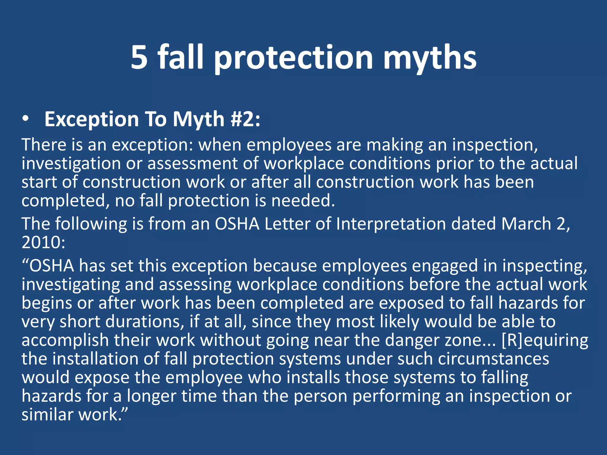 Osha 3 step fall protection | PPTX