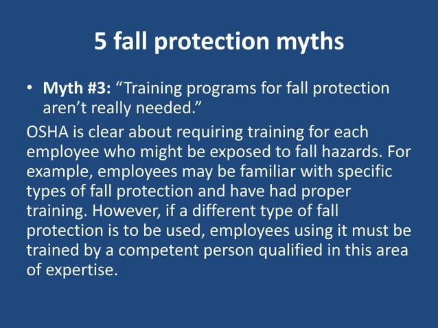 Osha 3 step fall protection | PPTX