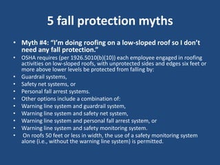 Osha 3 step fall protection | PPTX