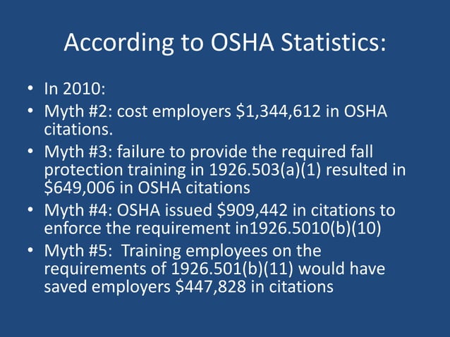 Osha 3 step fall protection | PPTX