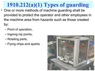 Machine Guarding MSOE #1 | PPT