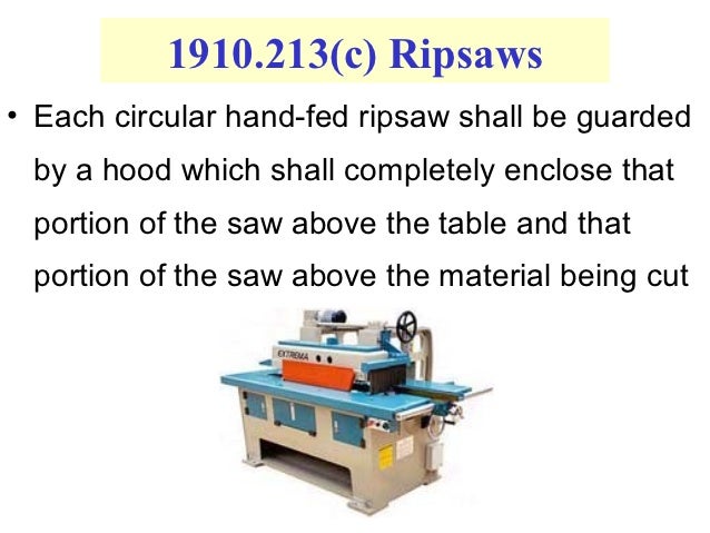 OSHA 10 Hour Machine Guarding #2