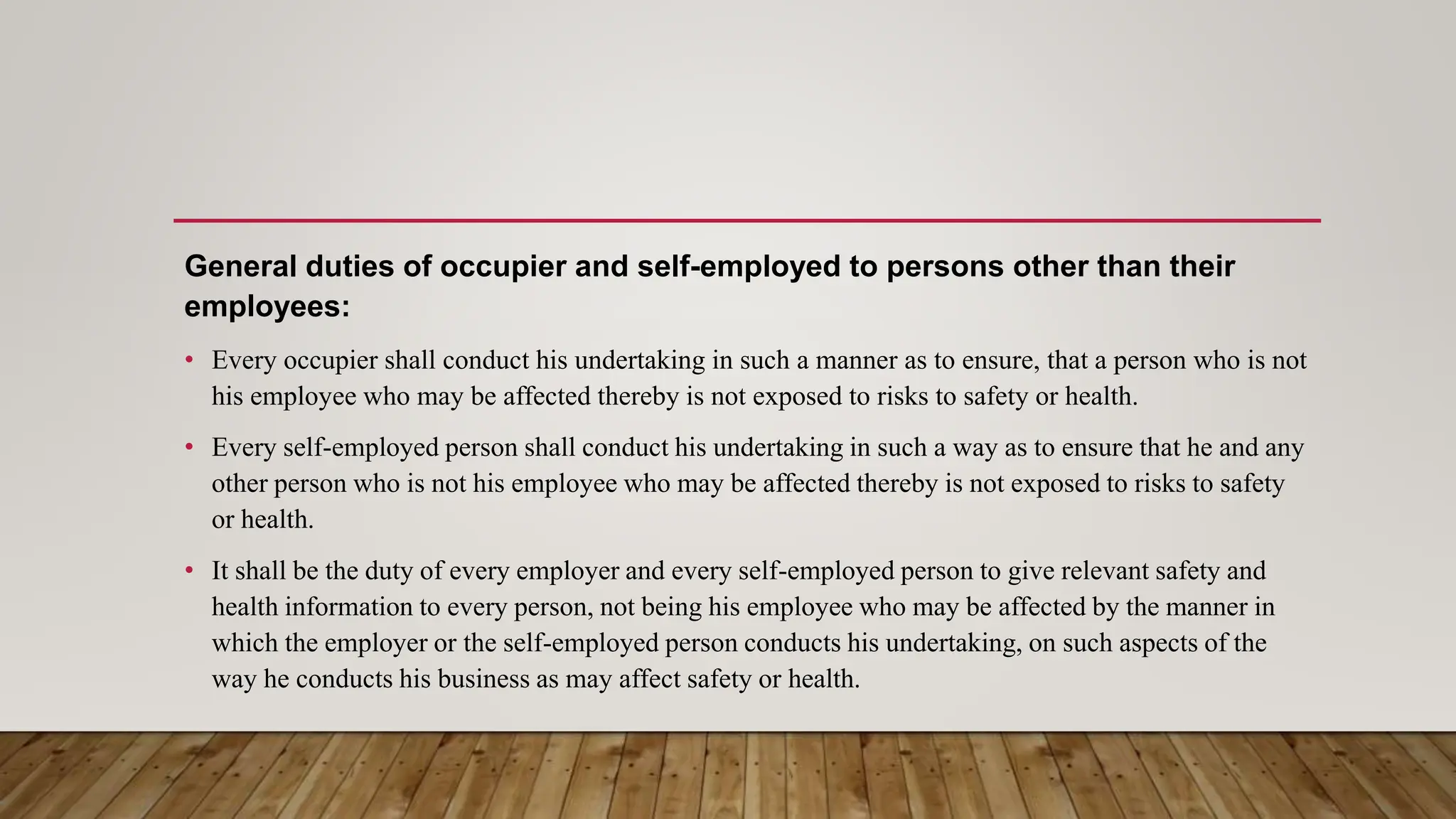 occupational safety and health act (OSHA) 2007 | PPTX