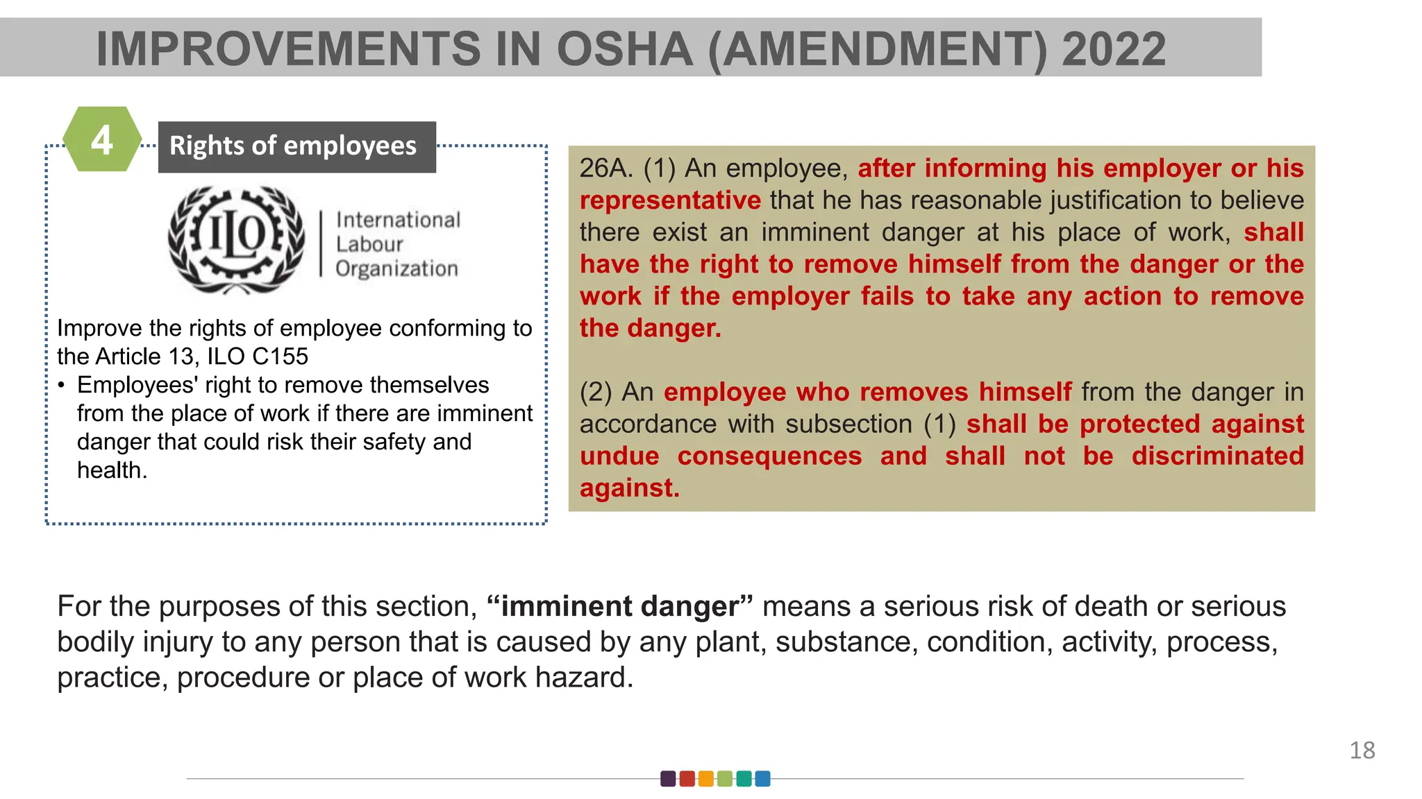 Occupational Safety and Health Act (Amendment) 2022 | PPTX