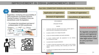 Occupational Safety and Health Act (Amendment) 2022 | PPTX