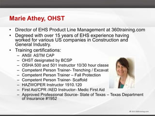 OSHA and GHS HAZCOM Training by Marie Athey | PPTX