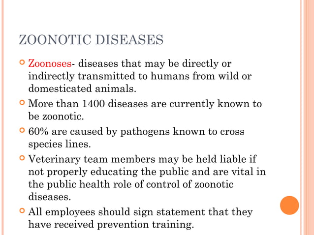 Osha and veterinary medicine | PPT