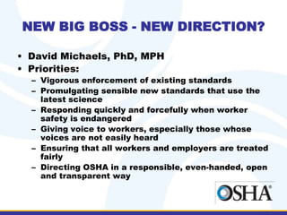 Osha atl east update | PPTX | Business | Business and Finance