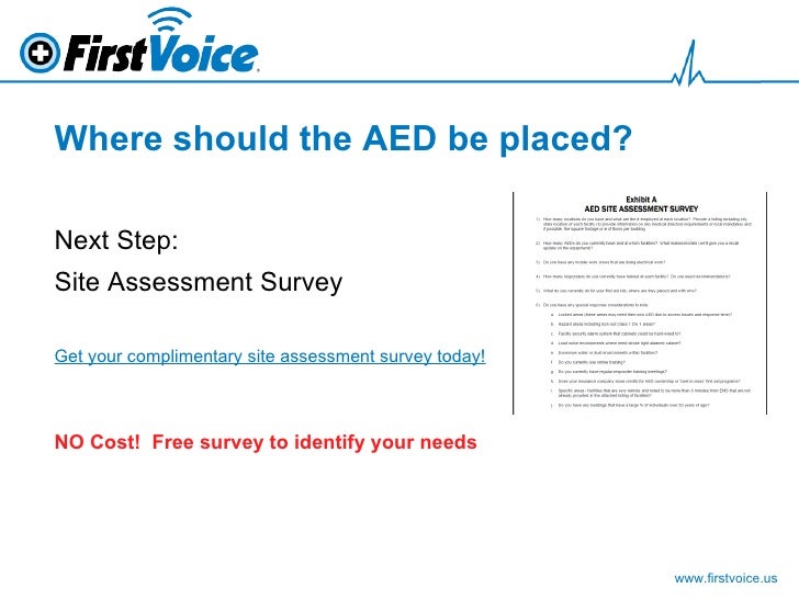 Osha Best Practice Aed & First Aid First Voice Offering